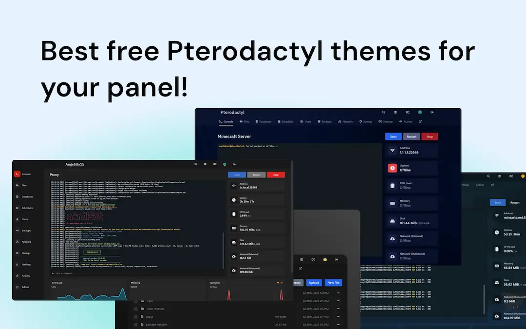 4 Free Pterodactyl Themes to personalize your Pterodactyl experience ...